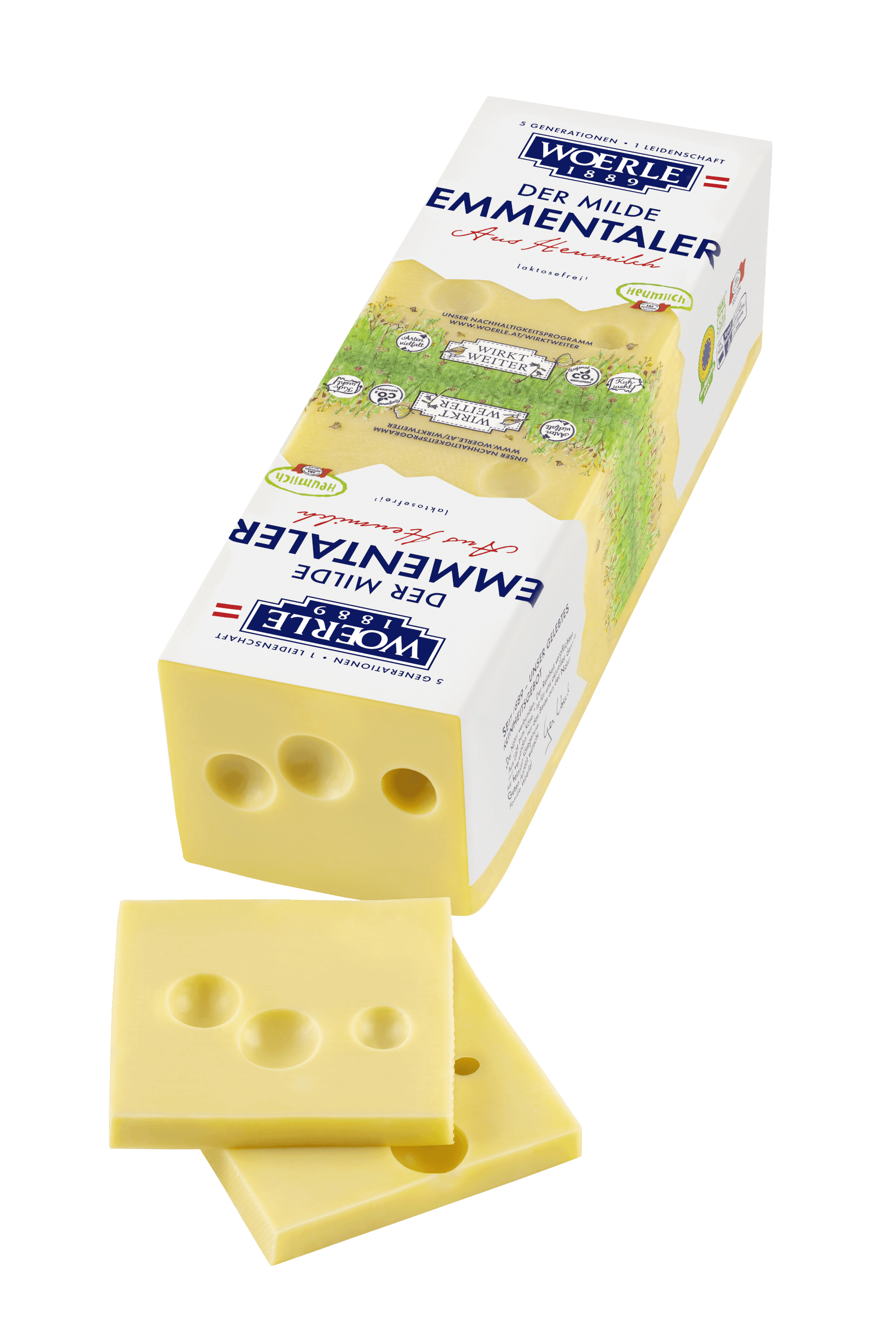 WOERLE Emmentaler aus Heumilch - Der Milde - Privatkäserei WOERLE
