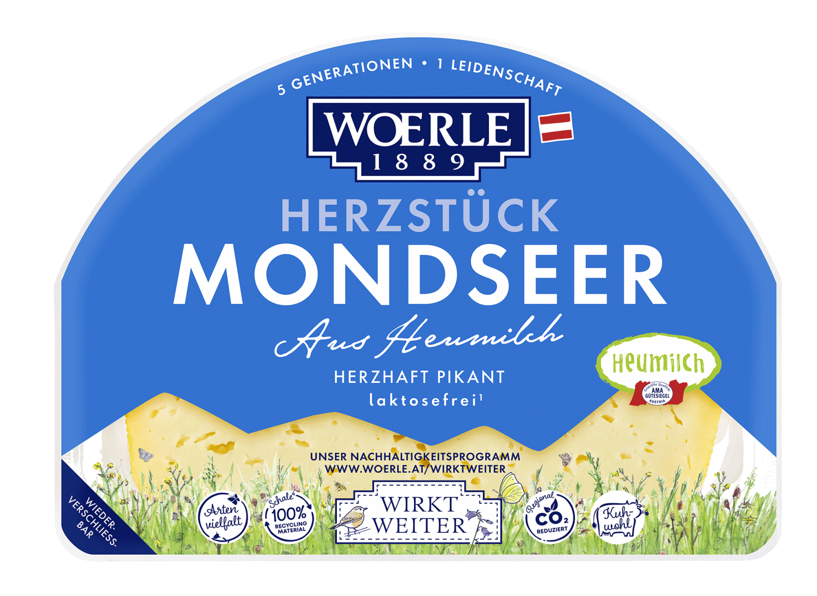 WOERLE Original Mondseer Käse aus Heumilch