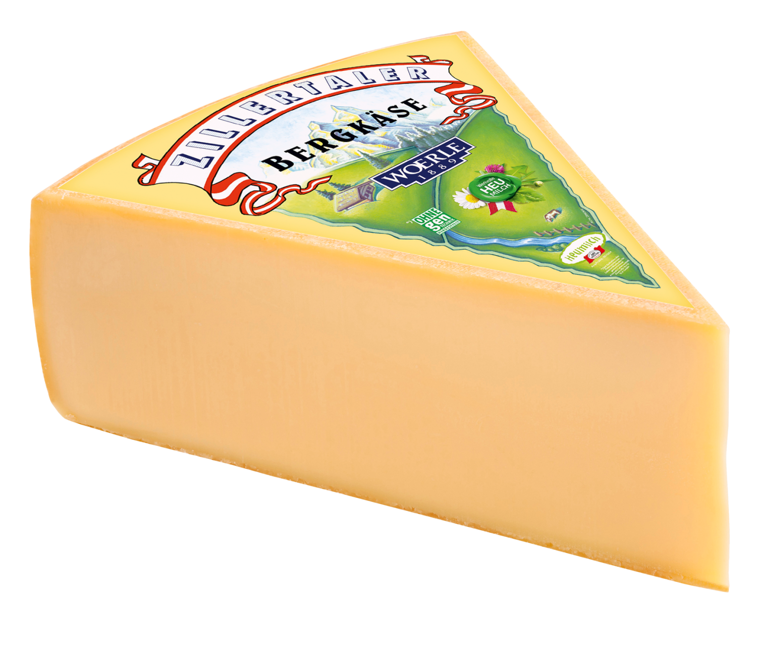 WOERLE Zillertaler Bergkäse aus Heumilch - Privatkäserei WOERLE