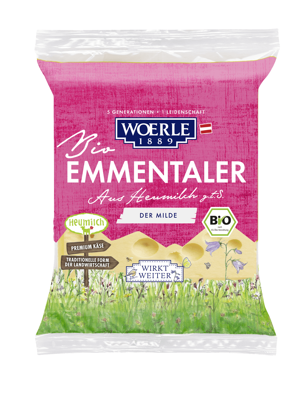 Der Milde WOERLE Bio-Emmentaler aus Bio-Heumilch